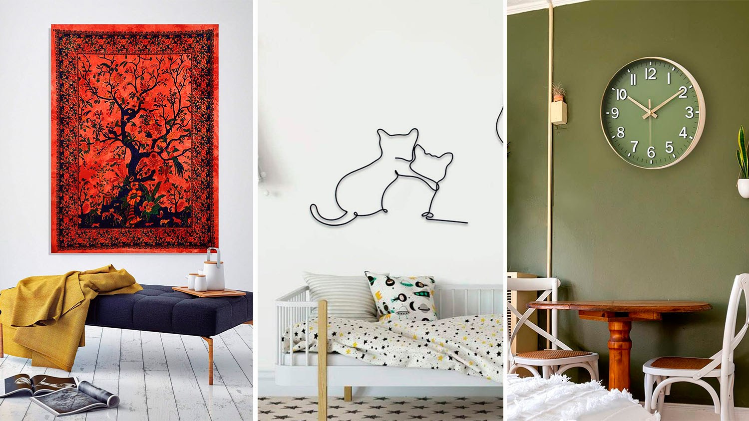 Ditch the frames, and hang these objects for an instant style upgrade