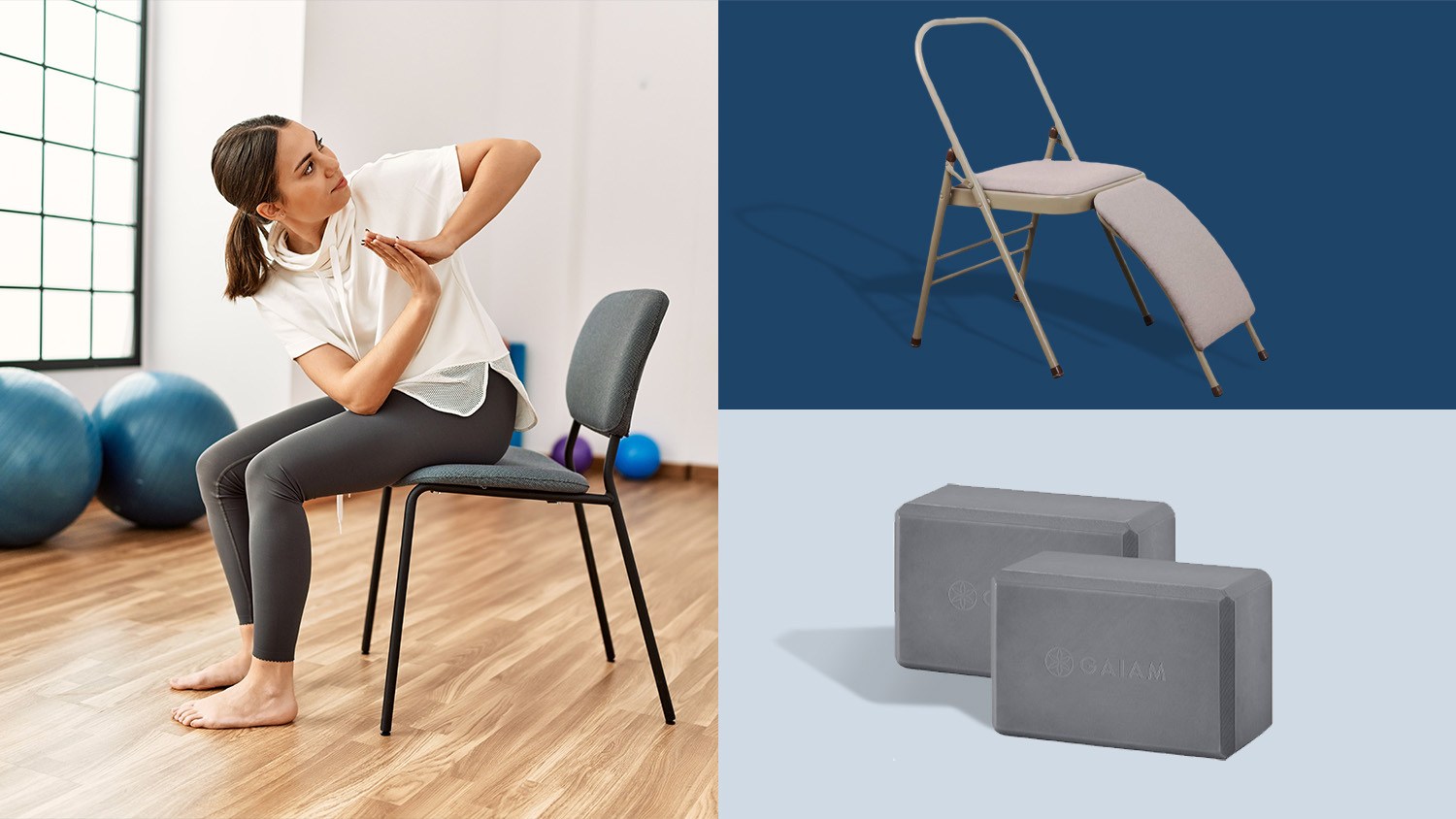 Chair yoga is trending and this is what you need
