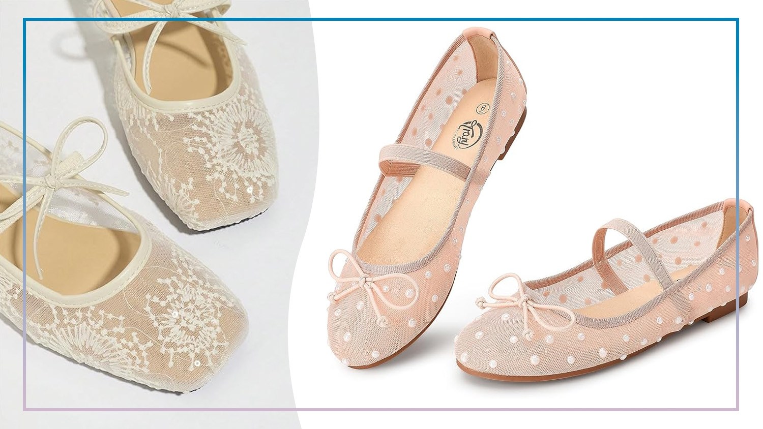 Embellished ballet flats are a comfy summer trend