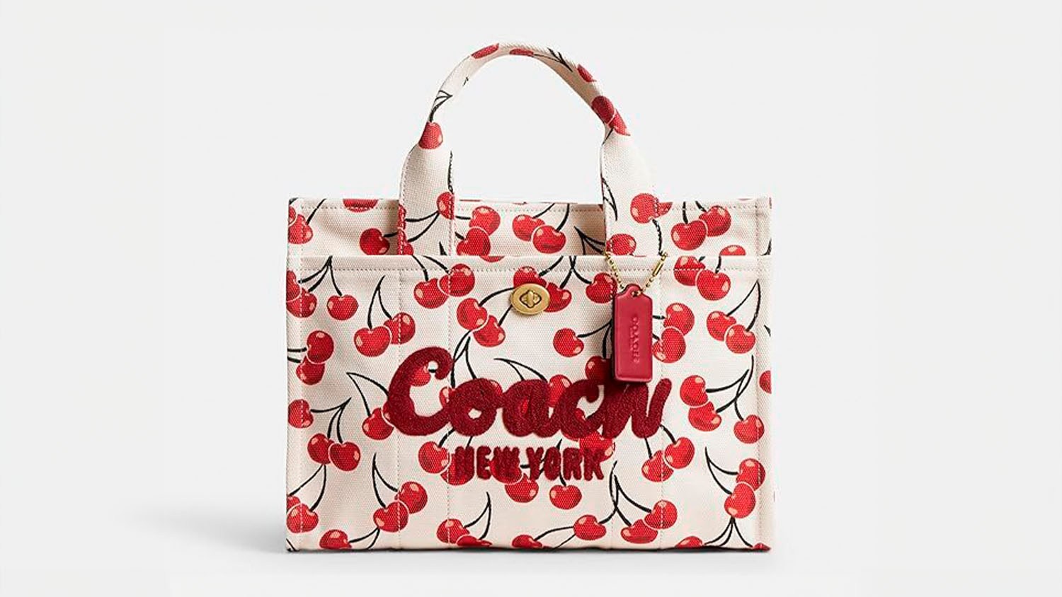 The Coach Cherry Bag is trending — and deeply discounted now