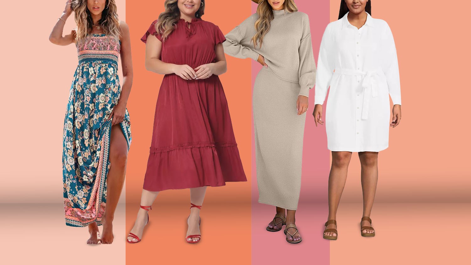 Fall dresses are deeply discounted during Labor Day weekend