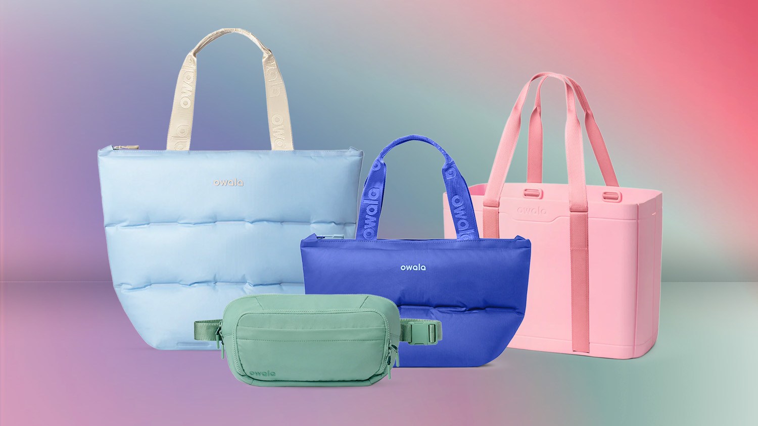 Owala’s genius new bags are insulated totes that pack flat