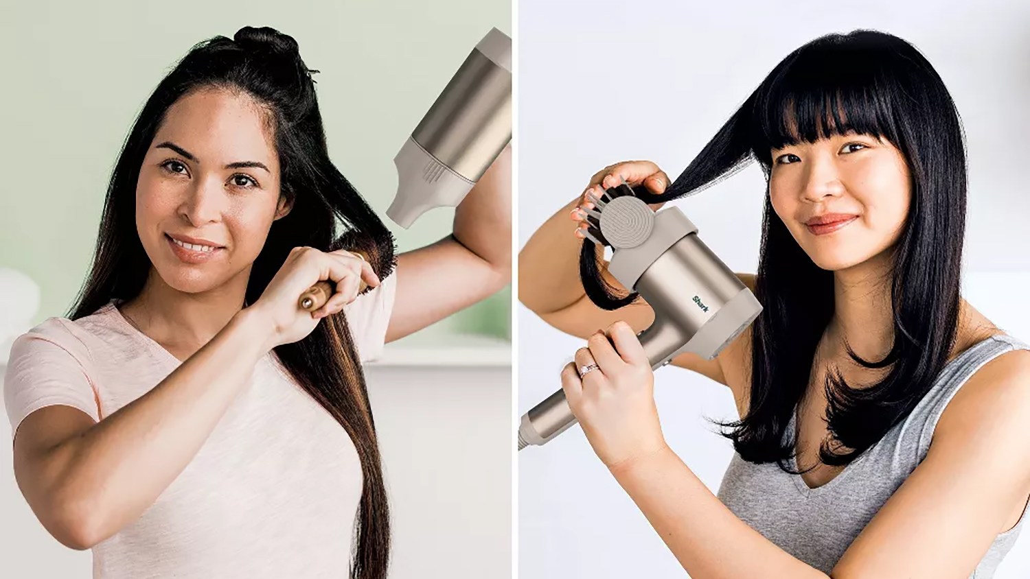 The Shark HyperAir Hair Dryer costs half as much as the Dyson Airwrap and delivers incredible result
