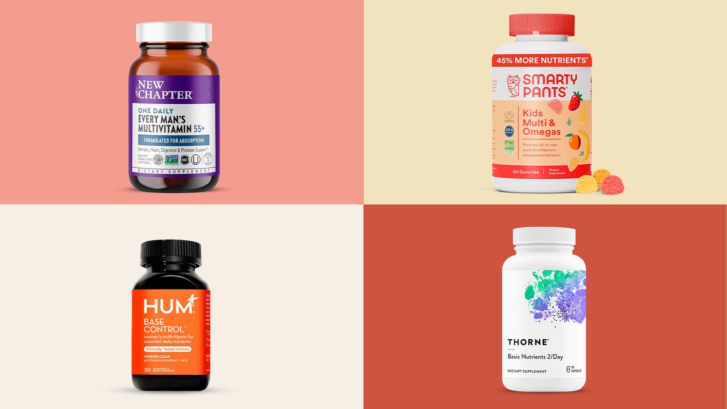 The best multivitamins for every age group