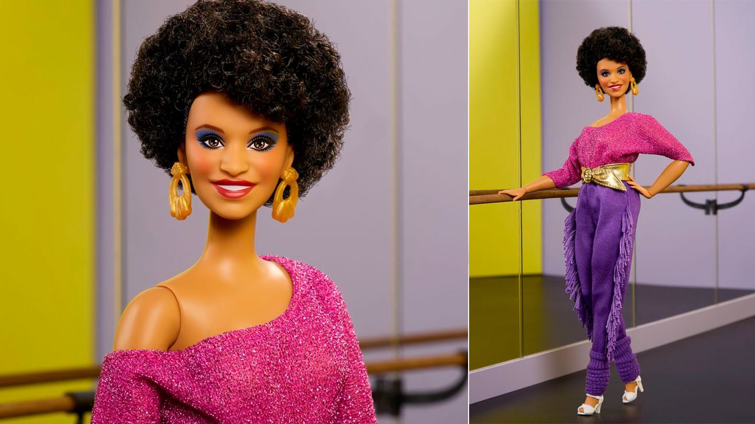 Mattel just released a Debbie Allen Barbie in her ‘80s ‘Fame’ wear